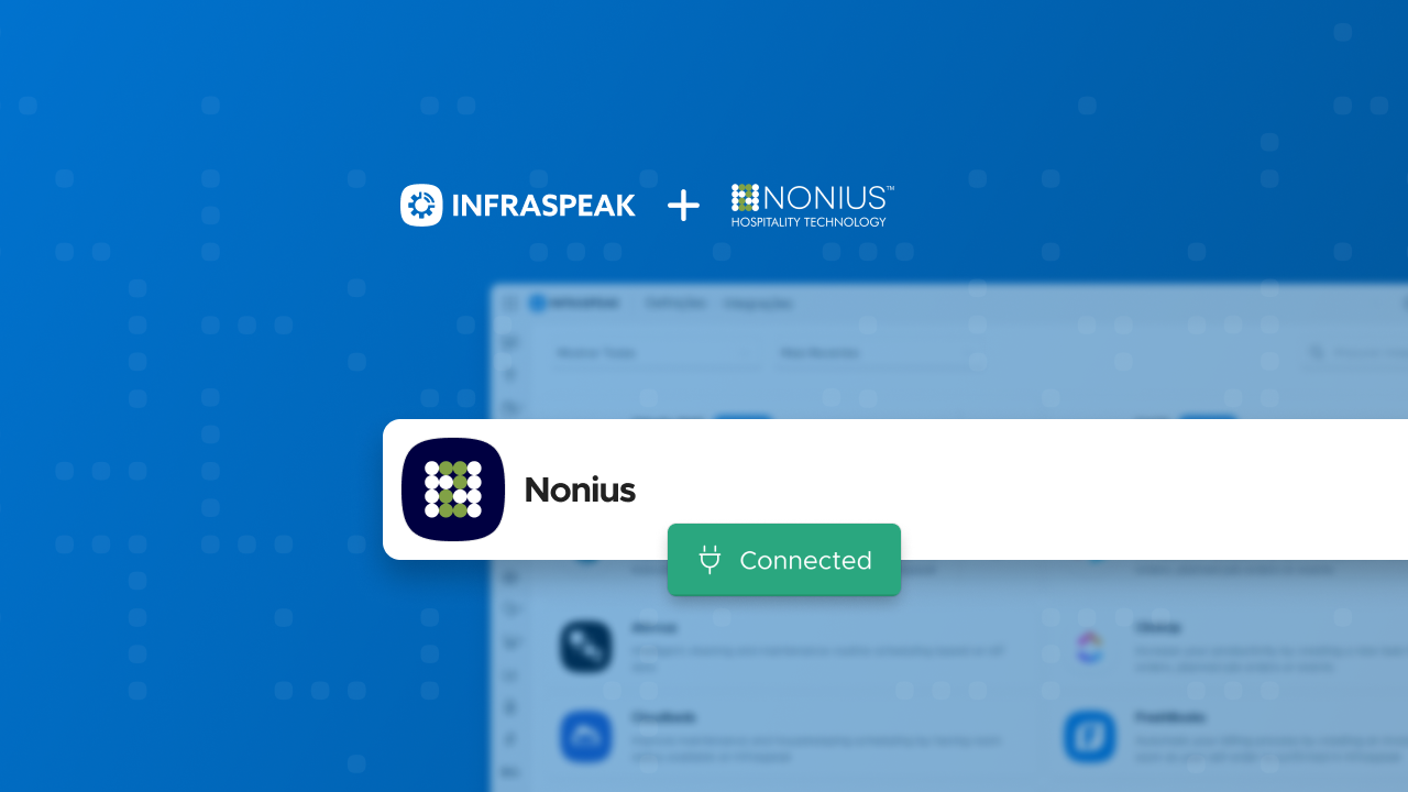 Infraspeak and Nonius: Free reception from your guests’ requests ...