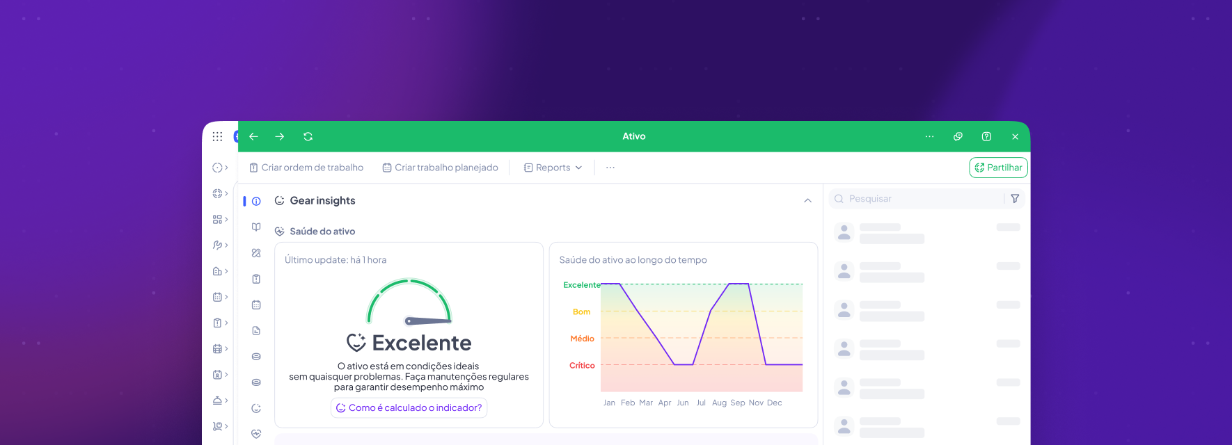 Asset Health Score — visão instantânea da saúde dos ativos • Infraspeak ...